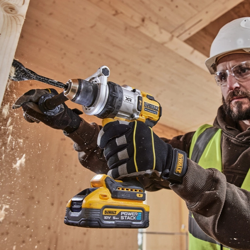 DeWALT DCD1007H2T XR Brushless Combi Drill 2x 5.0Ah